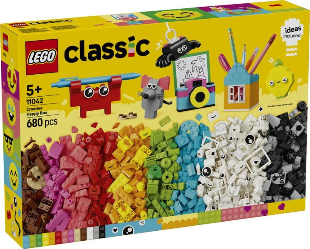 LEGO - Classic - Kreativ glad æske - 680 dele