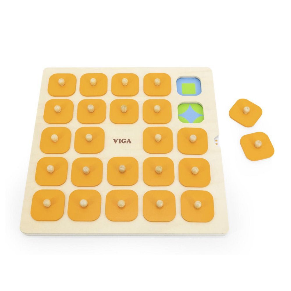 VIGA - Jumbo Memory - Vendespil i træ - 10 spil