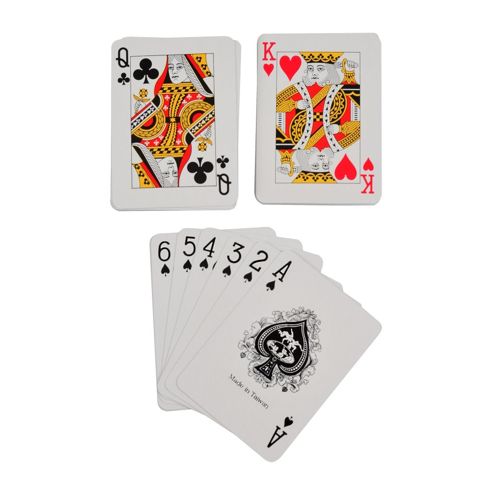 Spillekort i plast - 1 æske med 55 kort - Kortspil.