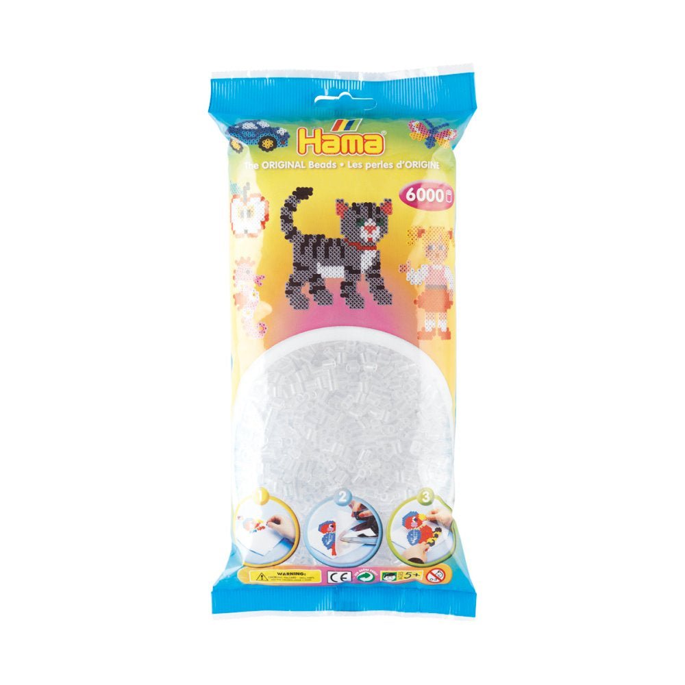 Hama Perler Midi 6000 stk Klar (205-19)