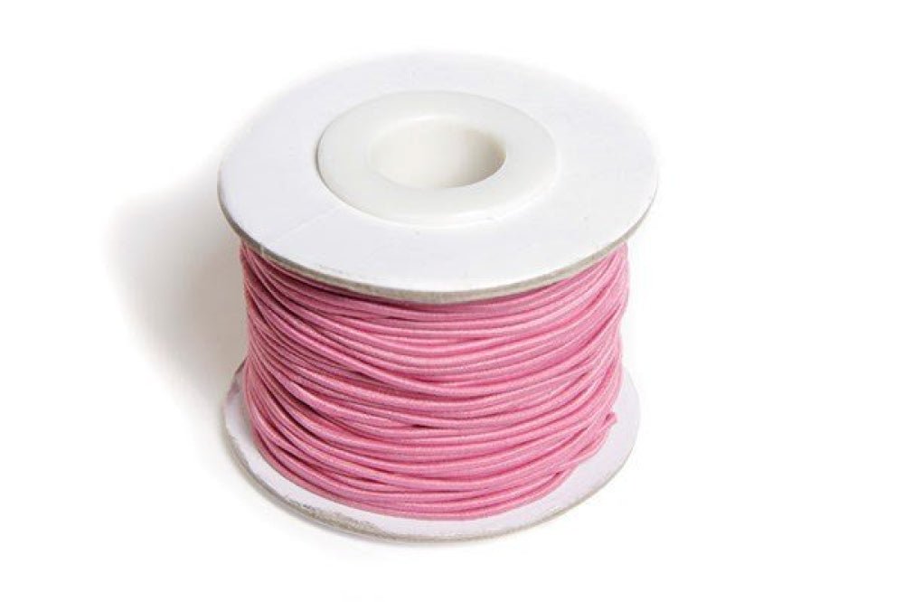 Elastiksnor 1,2 mm x 25 m lyserød